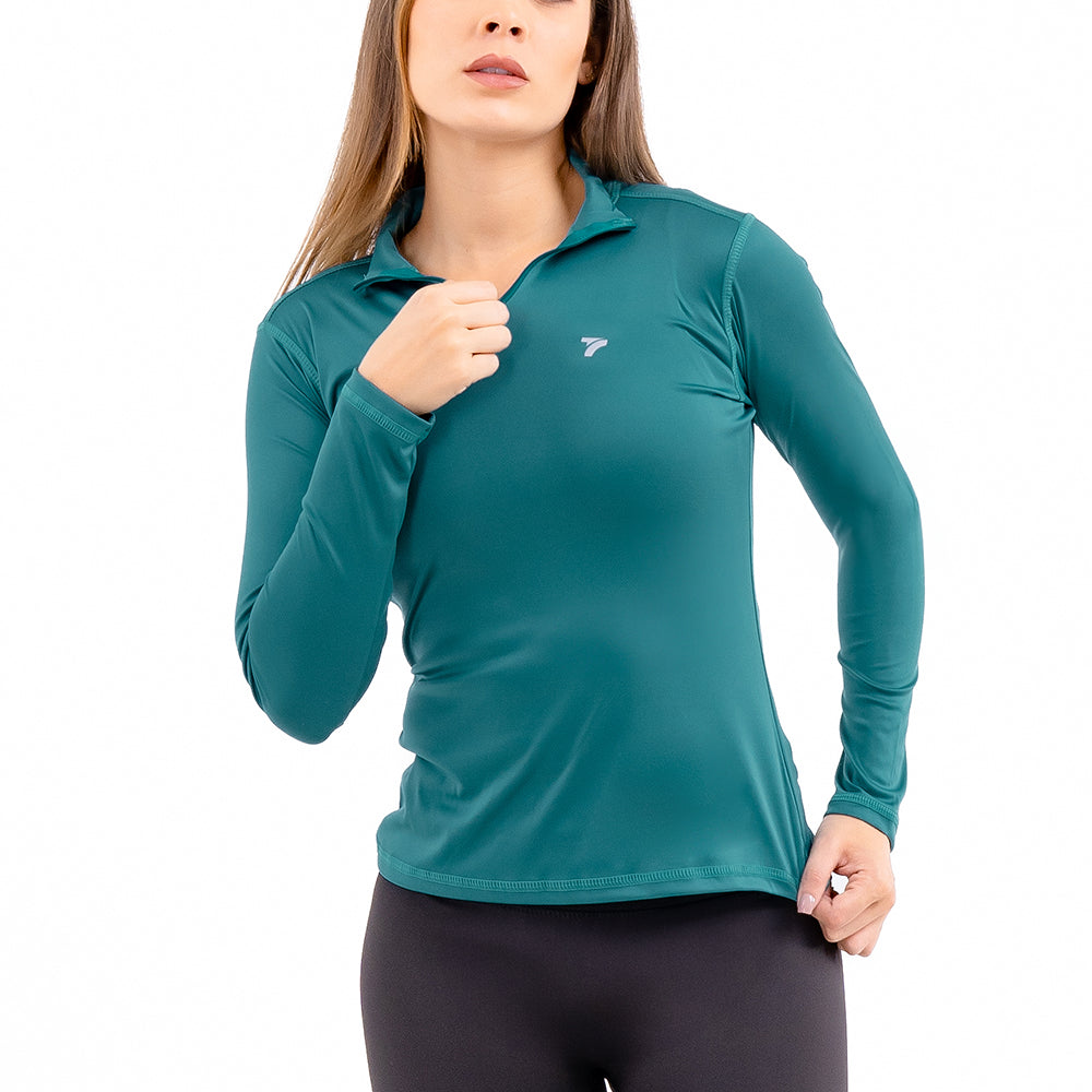 Buzo Deportivo de Mujer Rolling - Verde Jade