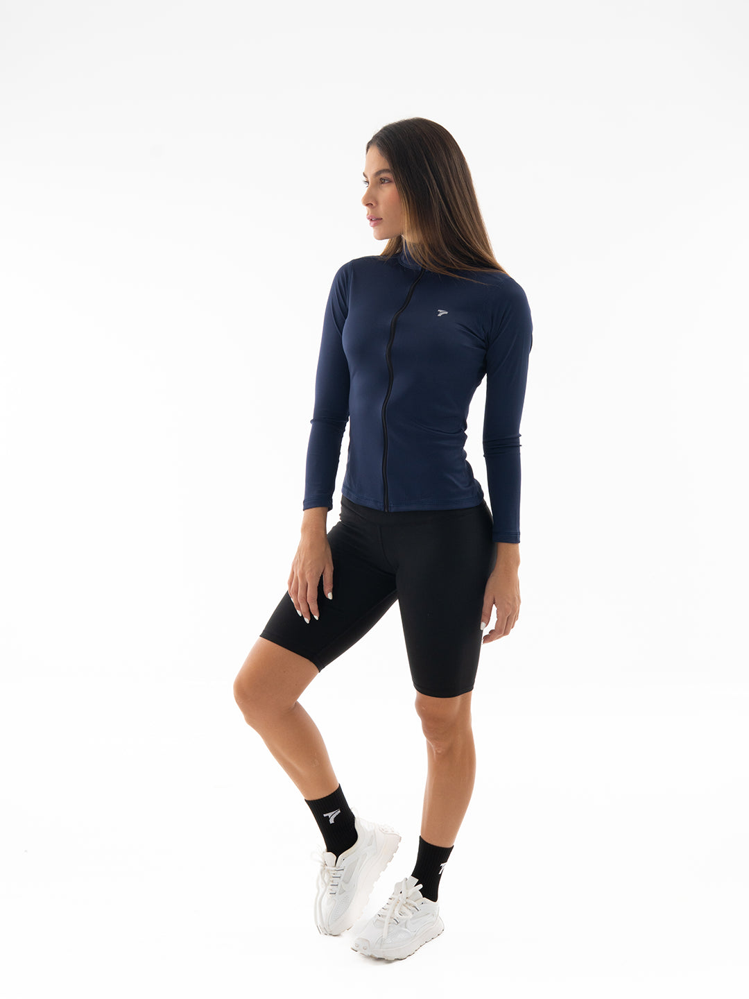 BUZO ROLLING PRO DAMA - AZUL TURQUI